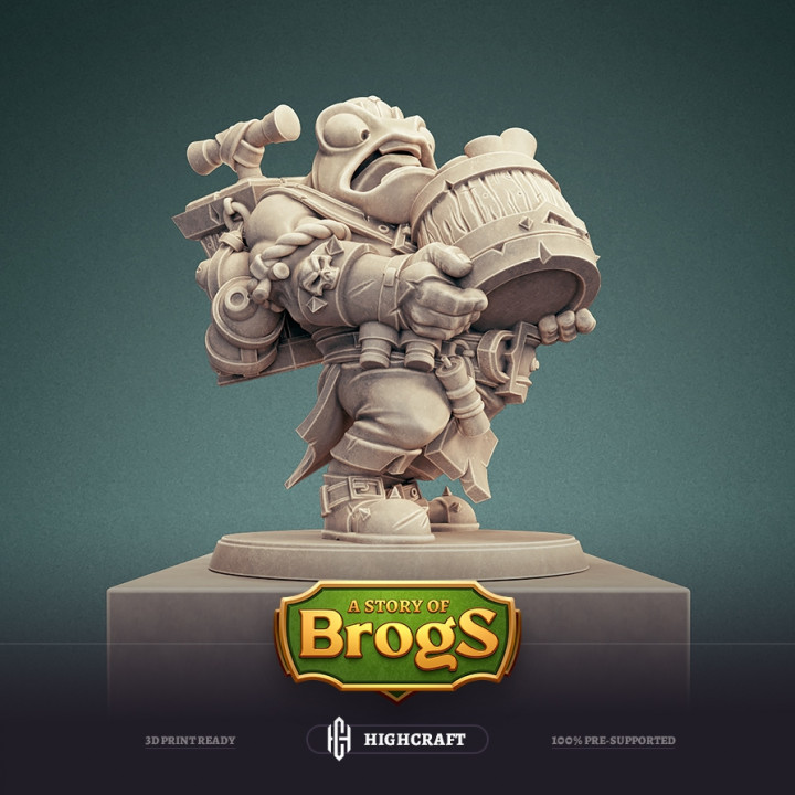 3D Printable Pirate Toad Bomber by HighCraft