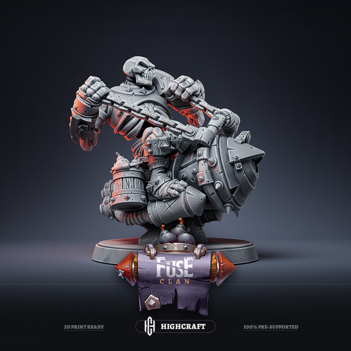 3D Printable Fuse Skeleton Nitro by HighCraft