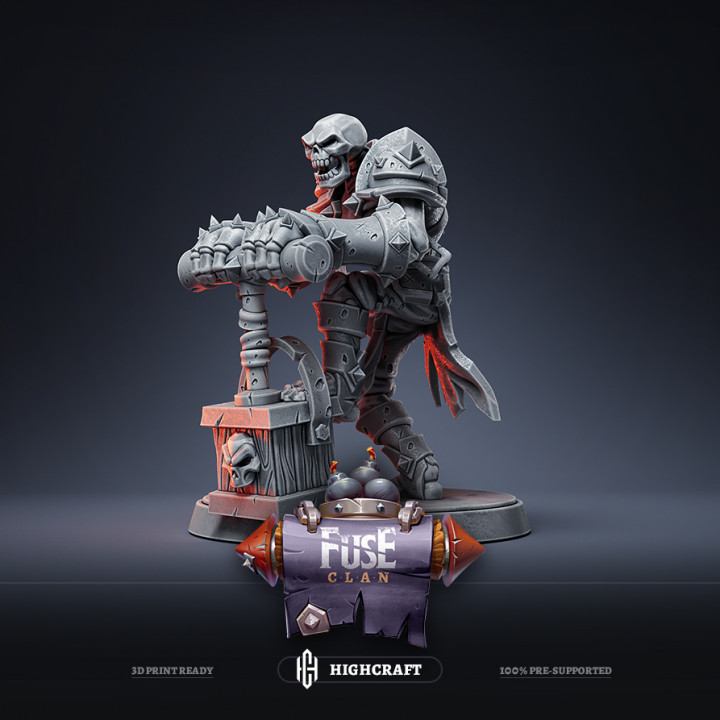 3D Printable Fuse Skeleton Blazt by HighCraft