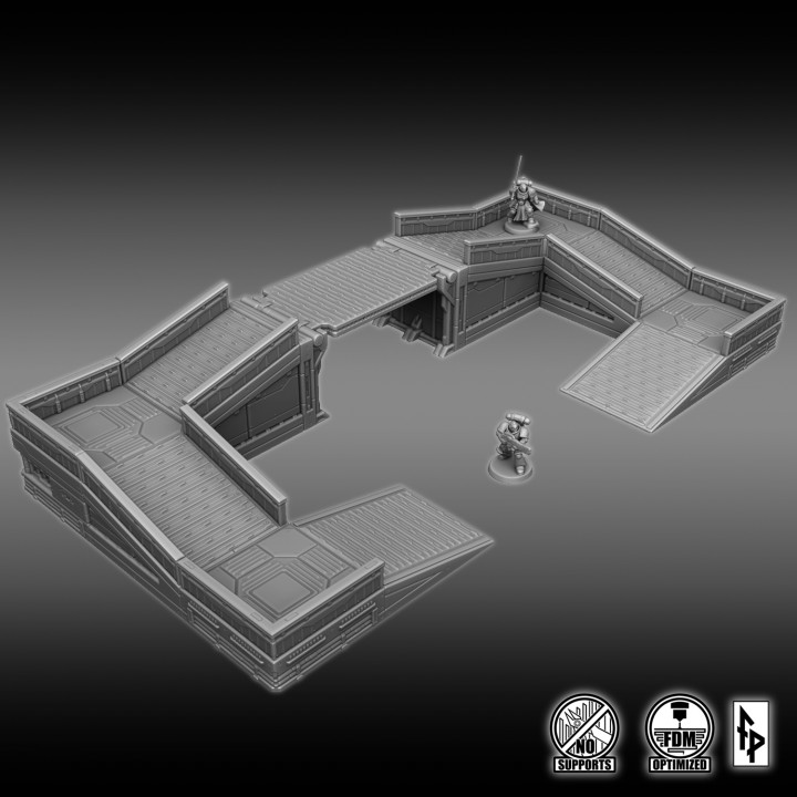 3D Printable Platform System by Forbidden Prints