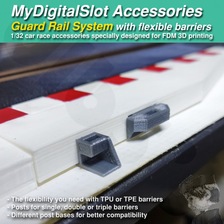 3D Printable MyDigitalSlot GuardRails, 3D printed DIY accessories for ...