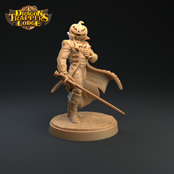 3D Printable Jakob Grimsky | Headless Horseman - Presupported by The ...