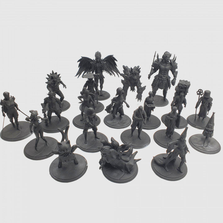 3D Printable Yokai - Japanese Folklore Tabletop Miniatures Set by Sin's Miniatures
