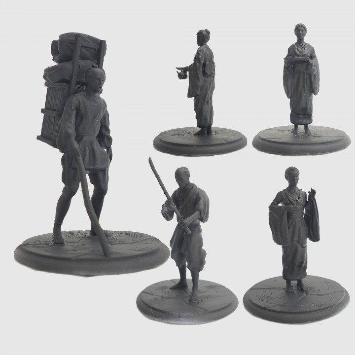 3D Printable Yokai - Japanese Folklore Tabletop Miniatures Set by Sin's Miniatures