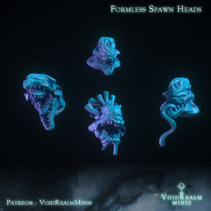 3D Printable Formless Spawn - Severed Heads and Head Variants by ...
