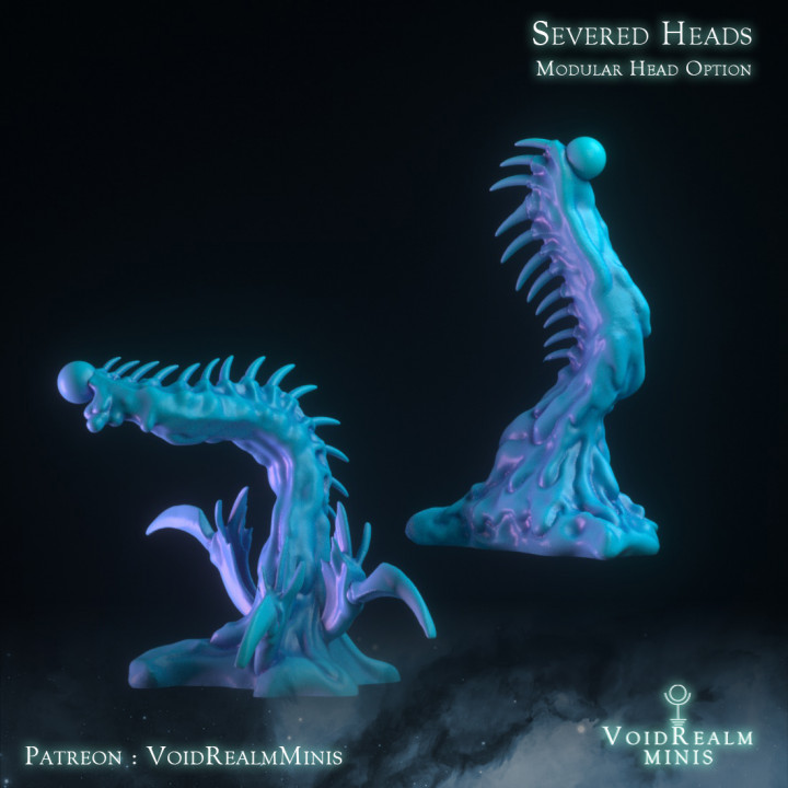3D Printable Formless Spawn - Severed Heads and Head Variants by ...