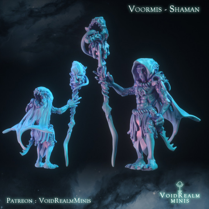 3D Printable Voormian Warriors by VoidRealm Minis