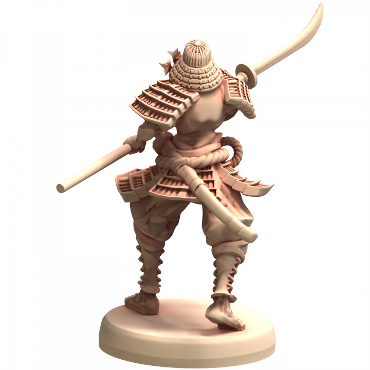 3D Printable 003 JAPAN Undead Samurai Zombie Army Pack with Different ...