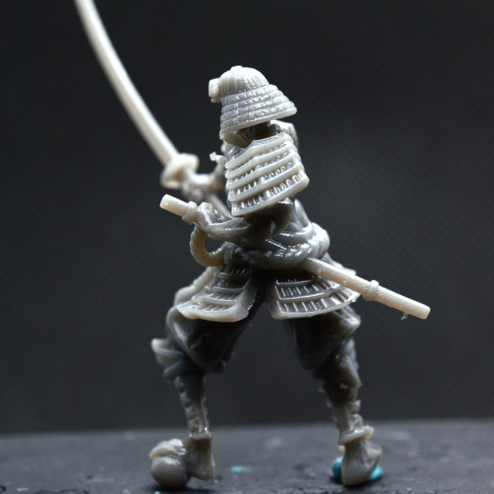 3D Print of 003 JAPAN Undead Samurai Zombie Army Pack with Different ...