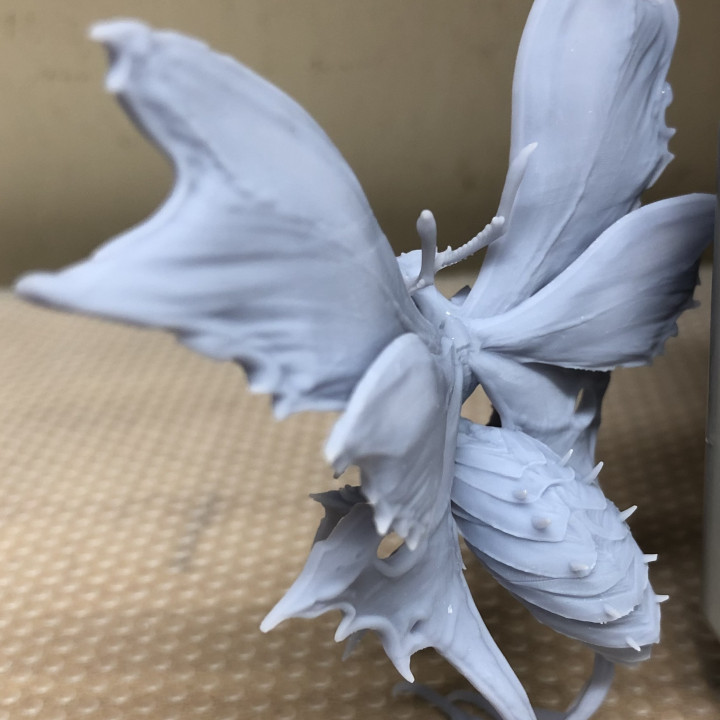 3D Print of Moth Warrior by RolledNatural20