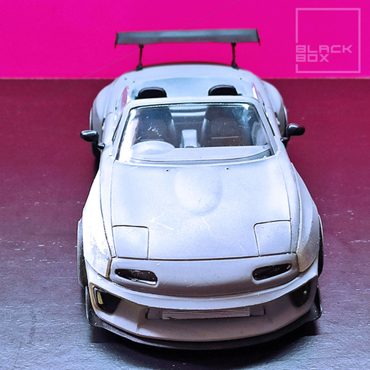 3D Printable MAZDA MIATA BODYKIT For TAMIYA 1/24 MODELKIT by black-box ...
