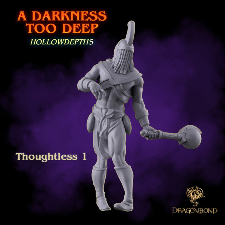 3D Printable Thoughtless (3 models included) by Draco Studios