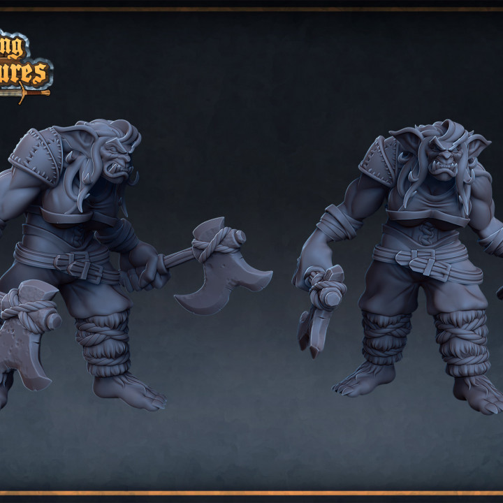 3D Printable Bugbears by Jacob Olsson - Roleplaying & Miniatures