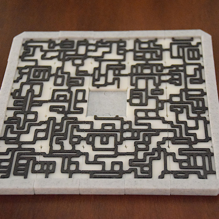 3D Printable Garden of Forking Paths (Tile placing board game / puzzle ...