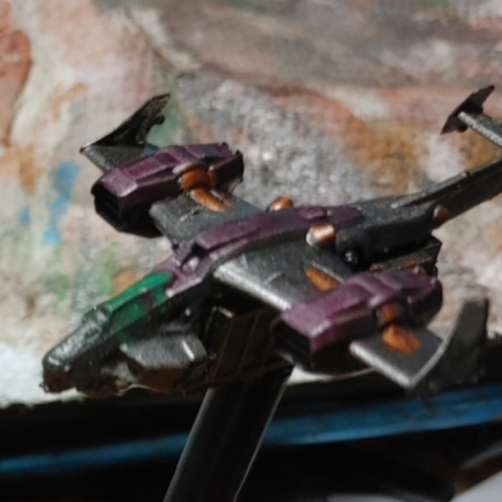 3D Printable MW5 Mod: Karnov VTOL by Daedalus