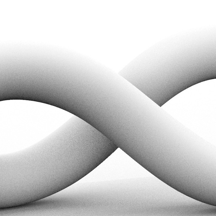 3D Printable infinity necklace by muguet