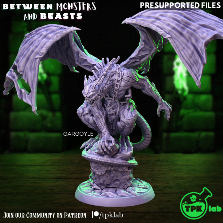 3D Printable Gargoyle by TPK Lab