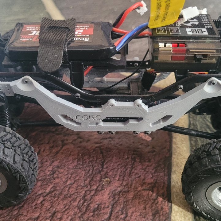 3D Printable CGRC Axial SCX24 Mega Chassis by Chris Griggs