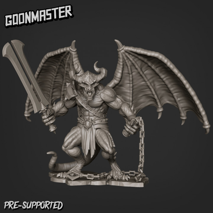 3D Printable Demon Lord by Goon Master