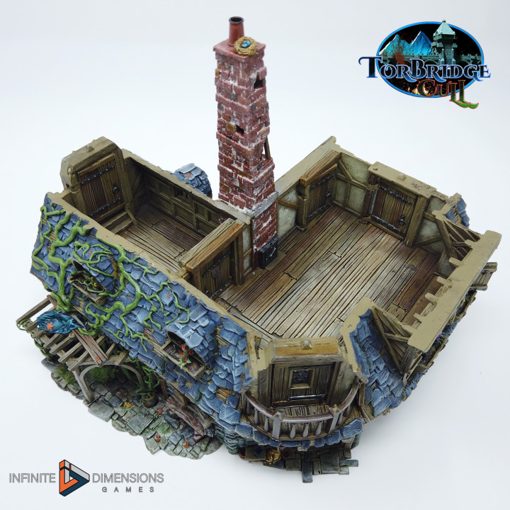 3D Printable Last Hearth Keep’s Cottage by Infinite Dimensions Games