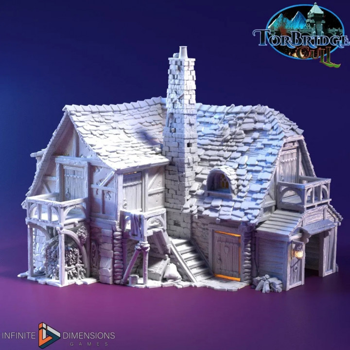 3D Printable Last Hearth Keep’s Cottage by Infinite Dimensions Games
