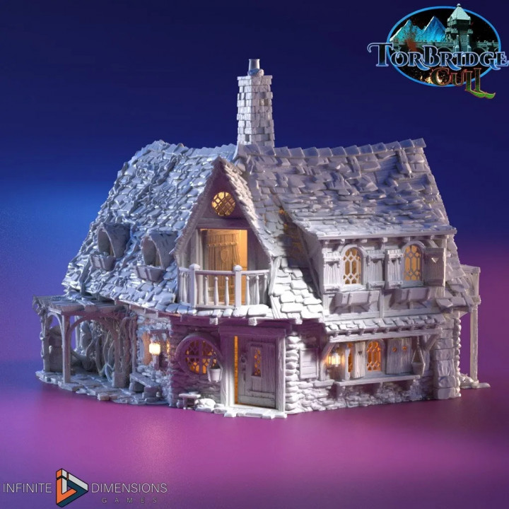 3D Printable Last Hearth Keep’s Cottage by Infinite Dimensions Games