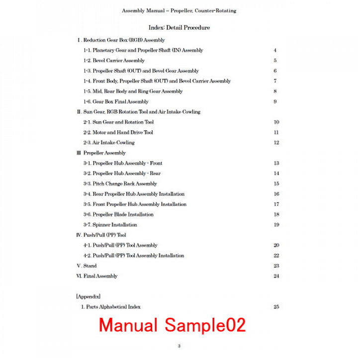 3D Printable Jet Engine Component; Counter-Rotating Propeller, Pitch ...