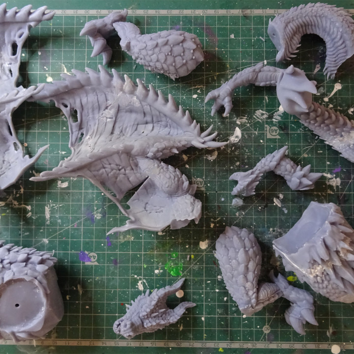 3D Printable Kaijumon Char Lizard by Kaijumon