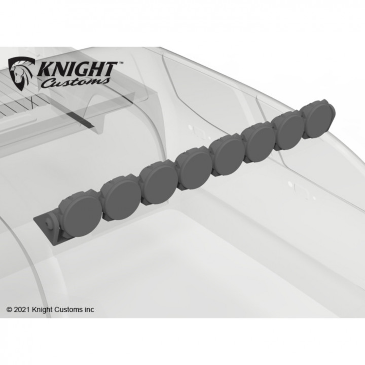 3D Printable Knightrunner spotlight set by Knight Customs