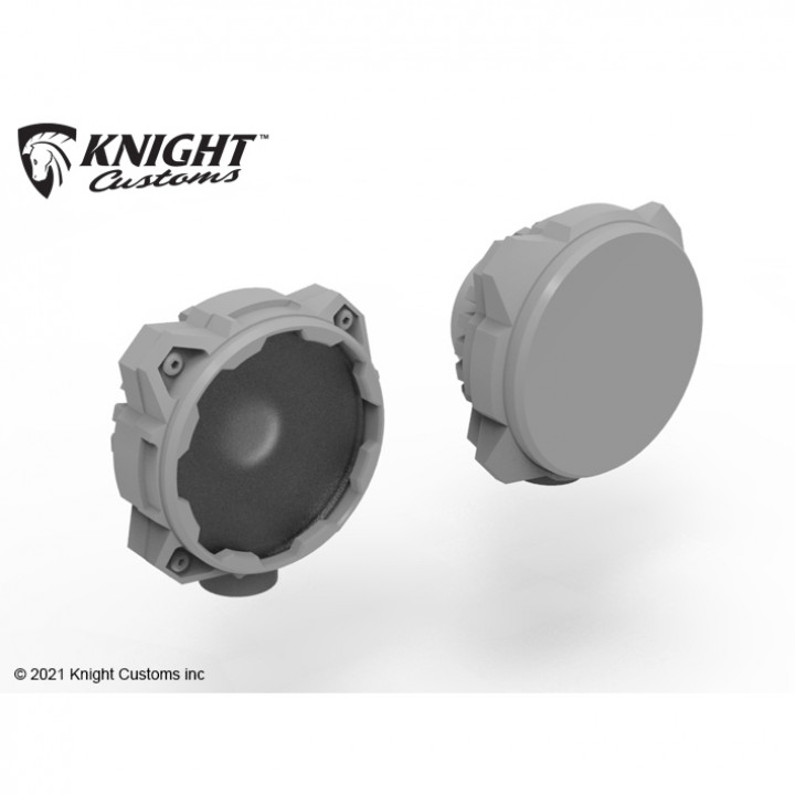 3D Printable Knightrunner spotlight set by Knight Customs
