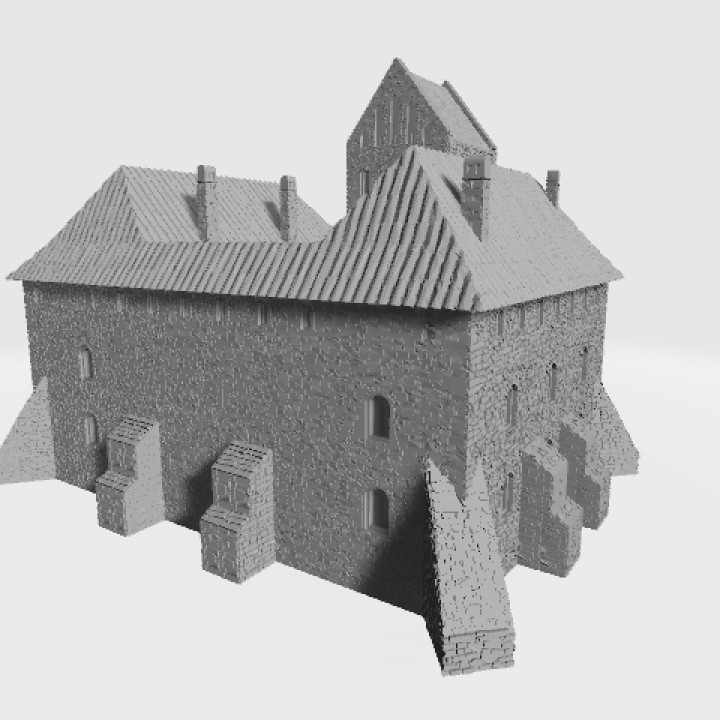 3D Printable Model castle of Trakai by Northern Crusades Miniatures