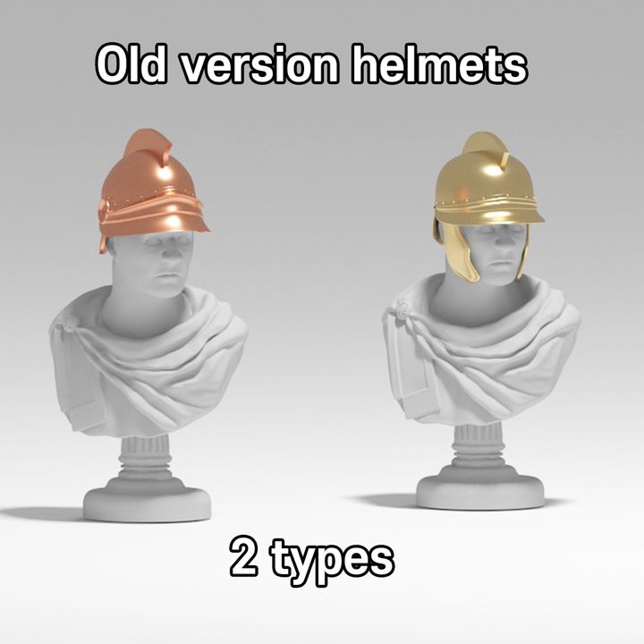 3D Printable Attic helmet of melos type with a figure by BlueSand3D