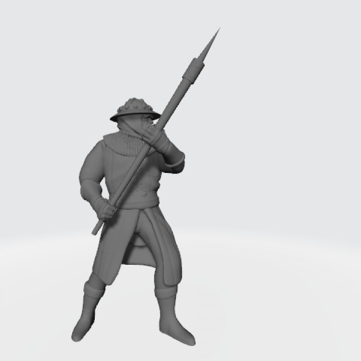 3D Printable Medieval infantry with goedendag by Northern Crusades ...