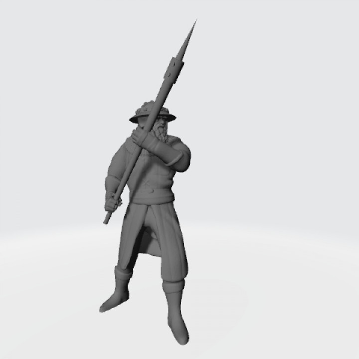3D Printable Medieval infantry with goedendag by Northern Crusades ...