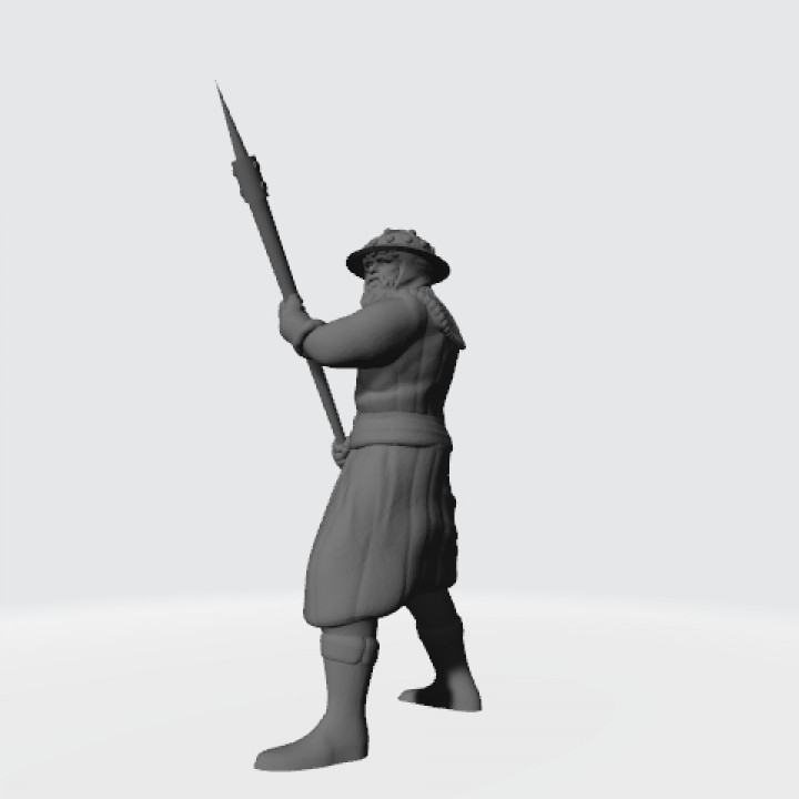 3D Printable Medieval infantry with goedendag by Northern Crusades ...