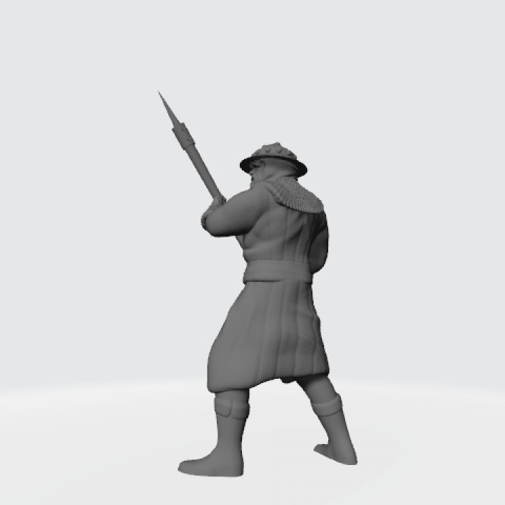 3D Printable Medieval infantry with goedendag by Northern Crusades ...