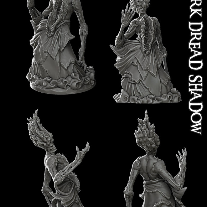 3D Printable Dark Dread Shadow by RocketPigGames