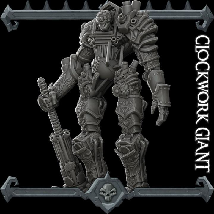 3D Printable Clockwork Giant by RocketPigGames