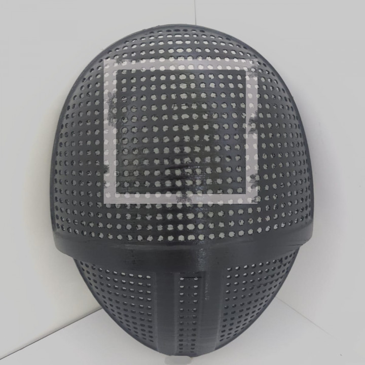 3D Printable Squid game mask by Kevin Gonzalez