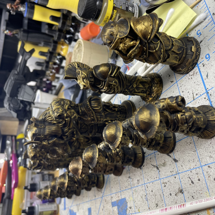 3D Print of Human Chess Set [Pre-Supported] by kevinlee1