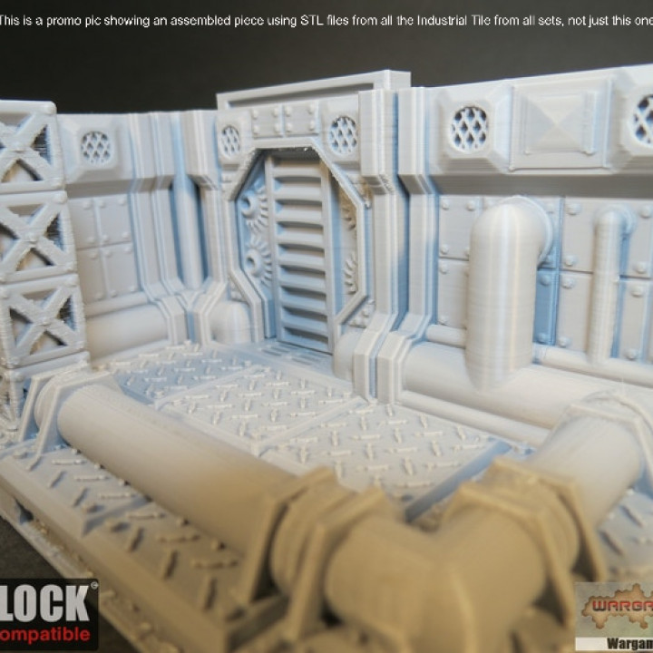 3D Printable Industrtial Storage Tank, OpenLOCK Modular Industrial ...