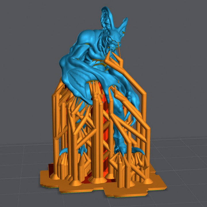 3D Printable Batfolk B - PRE-SUPPORTED by ColossalMiniatures