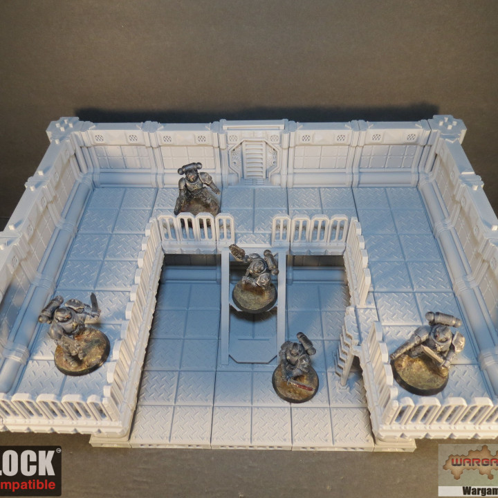 3D Printable The Complete OpenLOCK Modular Industrial Terrain Tile Set! INCLUDES ALL FILES!!! by ...