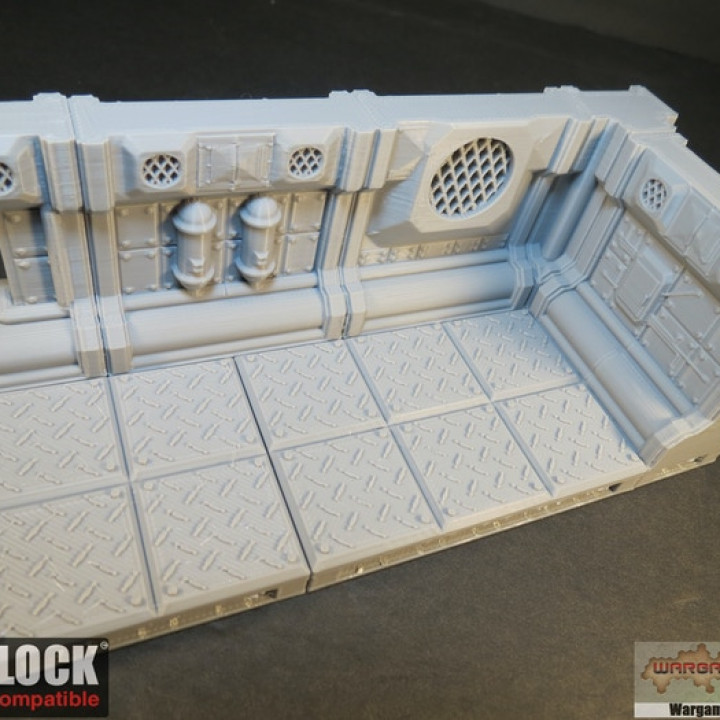 3D Printable The Complete OpenLOCK Modular Industrial Terrain Tile Set! INCLUDES ALL FILES!!! by ...