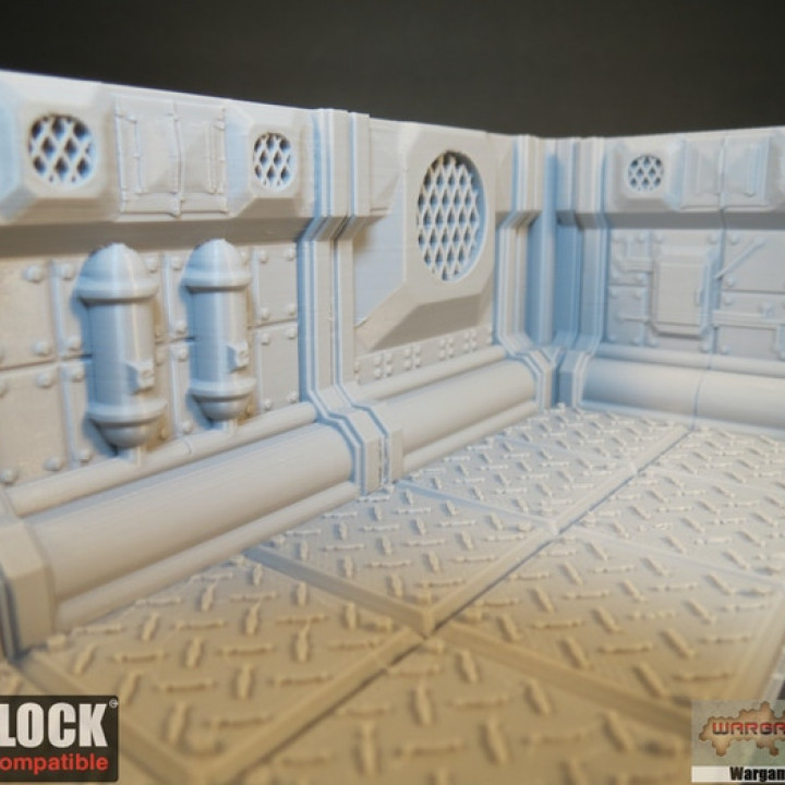 3D Printable The Complete OpenLOCK Modular Industrial Terrain Tile Set! INCLUDES ALL FILES!!! by ...