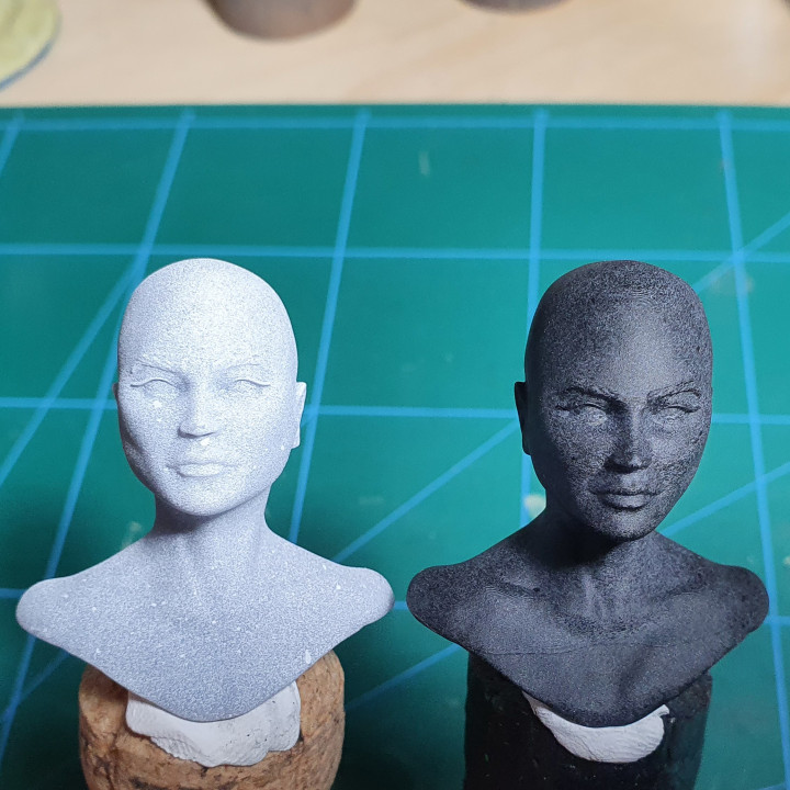 3D Printable Female Academic bust by Ogareg Miniatures