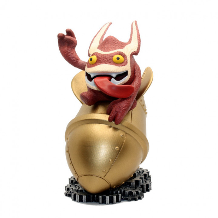 3D Printable Trigger Happy from Skylanders Swap Force by Derek Tombrello
