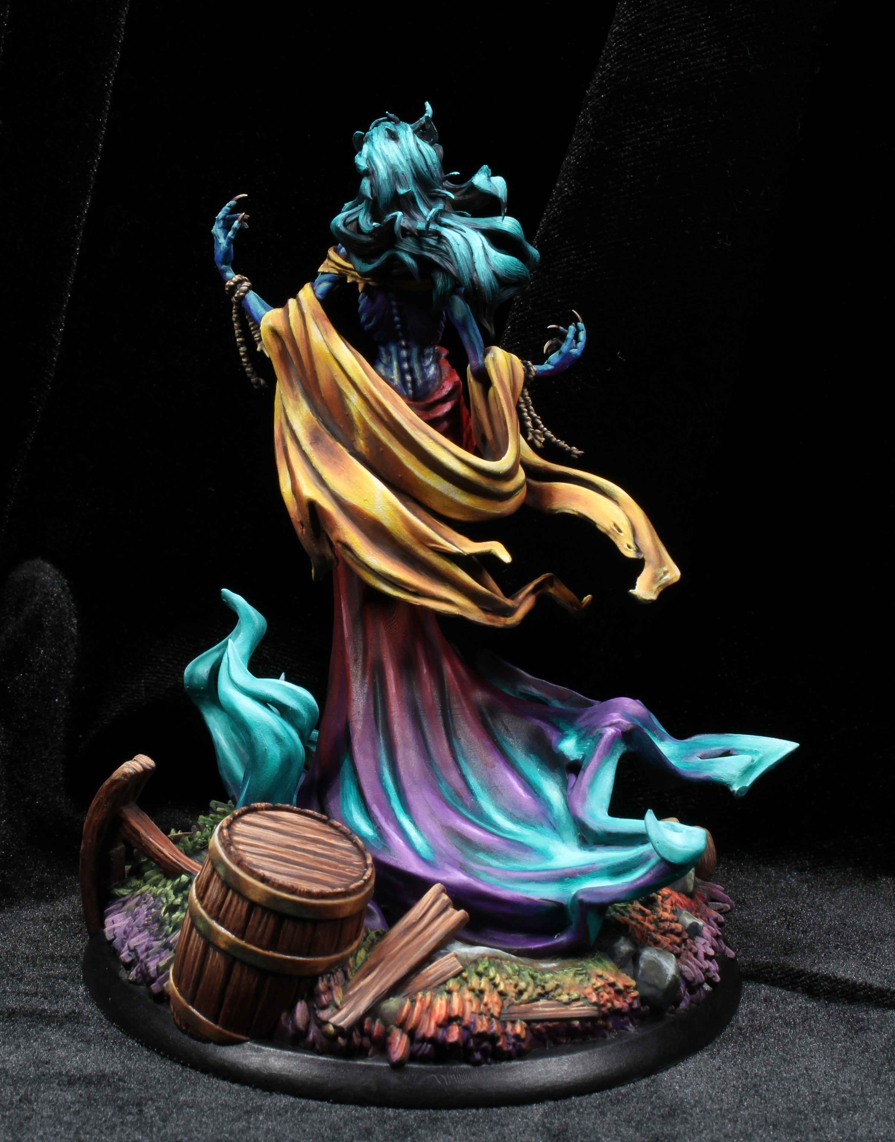 3D Printable Banshee 75mm and 32mm pre-supported by White Werewolf Tavern