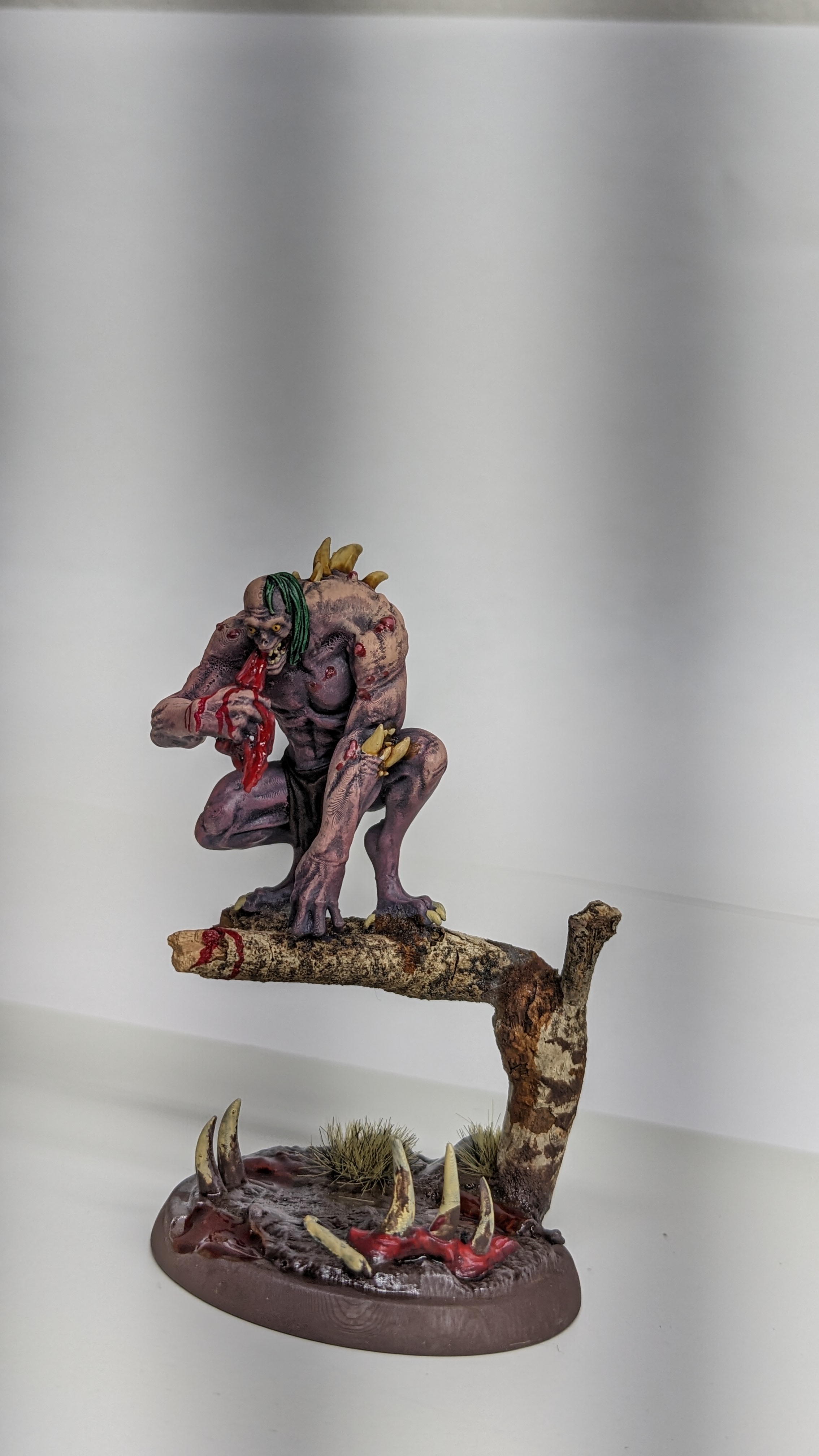 3D Printable Ghouls set 6 miniatures 32mm pre-supported by White ...