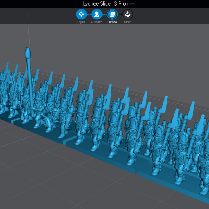 3D Printable 6-15mm Danish Line Infantry (1803-08) NAP-DA-1 by Turner ...